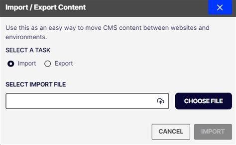 Copy Content Between Websites And Environments Support Help Center