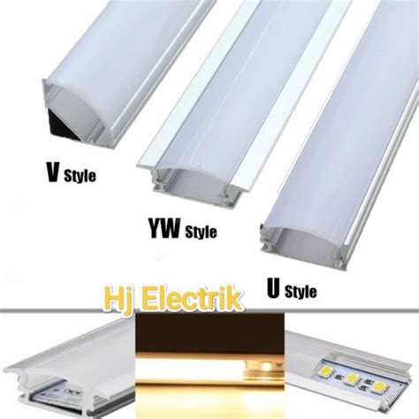 Jual Cover Led Strip Alumunium Housing Led Strip Rumah Led Strip Meter Kab Tangerang Hj