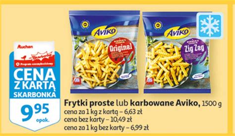 Frytki Karbowane Aviko Zig Zag Cena Promocje Opinie Sklep Blixpl
