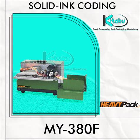 Jual Mesin Solid Ink Coding My 380f Heavypack Shopee Indonesia