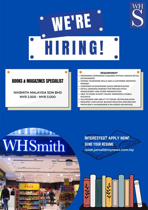 Nurul Izzati J On Linkedin We Are Hiring 📣 Position Books