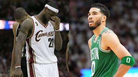 “LeBron James in his first Finals was 22/7/7 shooting 36% and so was Jayson Tatum shooting 37 ...
