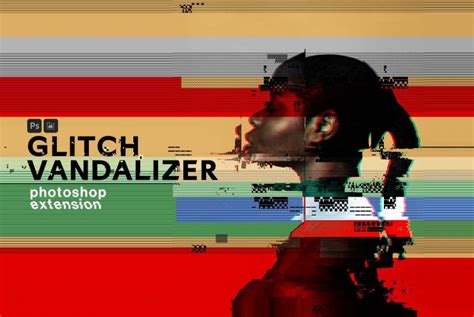 Glitch Vandalizer Photoshop Plugin Design Cuts