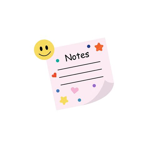 Premium Vector Cute Paper Note On Stickers Paper Sticky Notes For Diary Notebooks