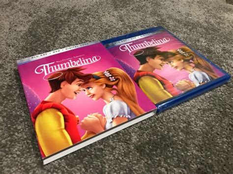 Thumbelina Blu Ray Dvd Digital Code Exclusive Slip Cover Us Animated