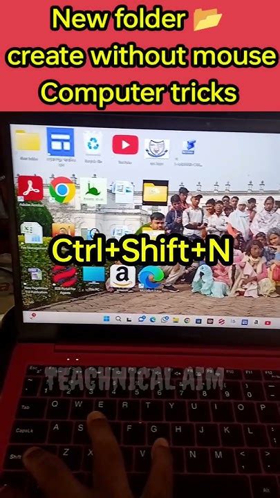 New Folder 📂📁 Create Without Mouse Computerknowledge Computershortcutkeys Computertips Youtube