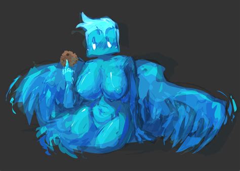 Rule 34 Allay Minecraft Ambiguous Gender Anthro Belly Blue Body