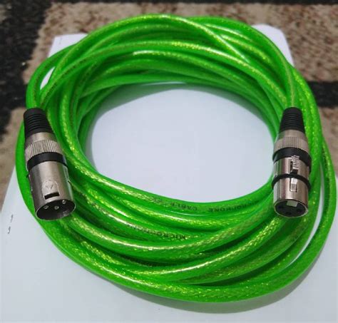 Premium 3 Pin Male Xlr To Female Xlr Microphone Cable Plug For Audio