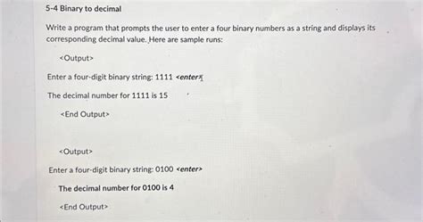 Solved Write a program that prompts the user to enter a four | Chegg.com