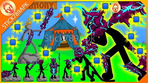 Max Upgrade Mega Griffon Vampire Giant Army Max Level X9999 Stick War