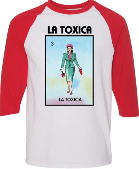 La Toxica Loteria Mexican Bingo Short Sleeve V Neck Shirt Etsy