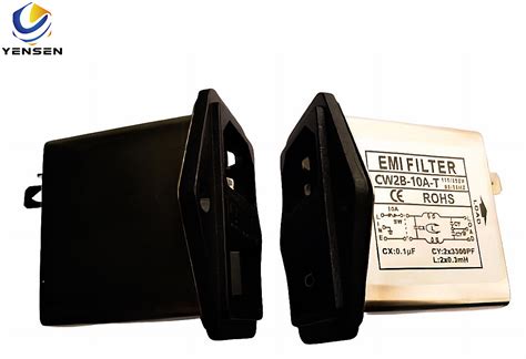 10A Low Pass Single Phase IEC EMC Power EMI Filter For Electrical Equipment EMI Filter And