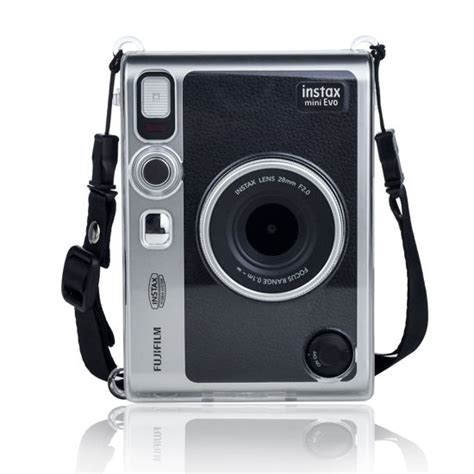 GetUSCart Rieibi Instax Mini EVO Case Clear Crystal PVC Protective Case For Fuji Instax Mini