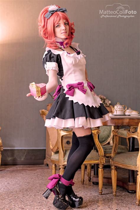 Nishikino Maki Maid Mogyutto By Nastysmile On Deviantart