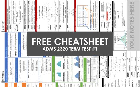 cheatsheet pdf term test 1 stats doesnt suck