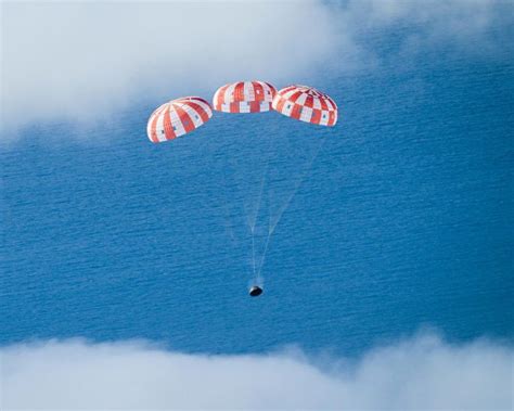 Splashdown Nasas Orion Successfully Returns To Earth After Historic