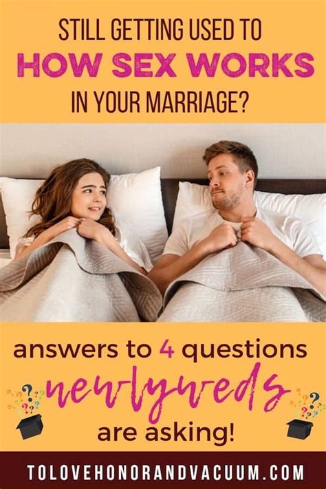 Getting Used To Sex In Marriage Sex Questions From Newlyweds Bare Marriage