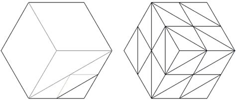 Cutting Triangles Off Regular Hexagon