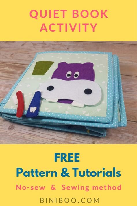 Quiet Book Pages Templates Free Pattern