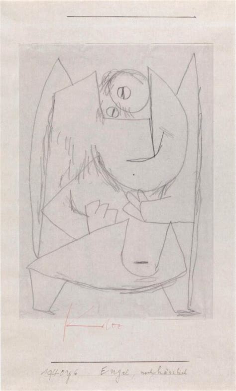 Paul Klee Angel Still Ugly