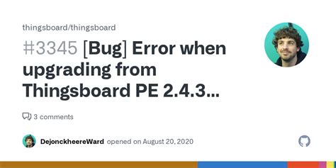 Bug Error When Upgrading From Thingsboard Pe 243 Using Docker Cassandra · Issue 3345