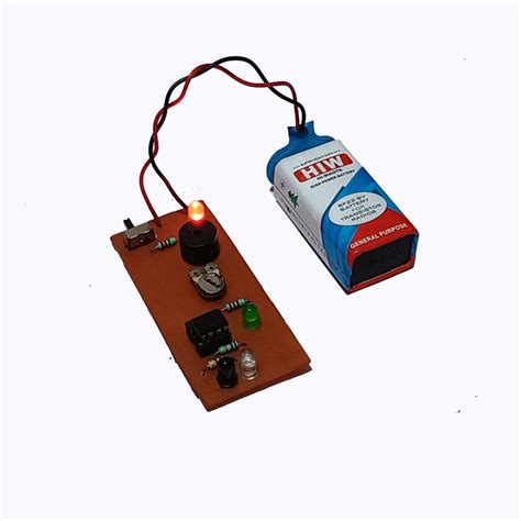 Touch Less Doorbell On Handmade PCB Project Hub
