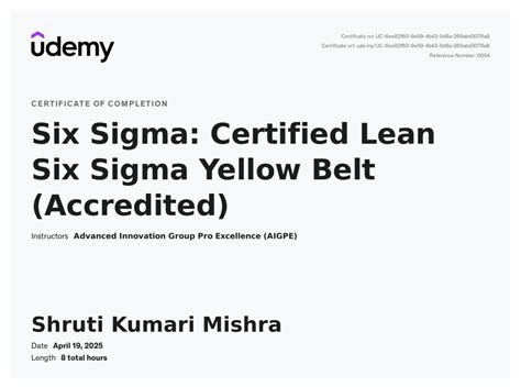 Udemy Course Completion Certificate Shruti Kumari Mishra