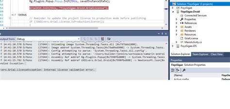 Unhandled Exception Uxdivers Grial Licenseexception Internal License Validation Error