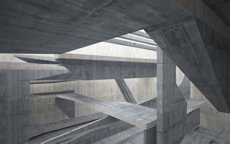 Premium Photo A View Of The Interior Of A Building With A Grey