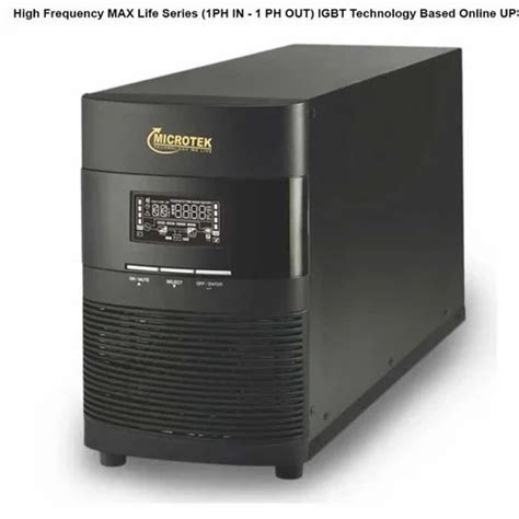 High Frequency Max Life Series 1ph In 1 Ph Out Igbt Technology Based Online Ups At ₹ 5570 In Chennai