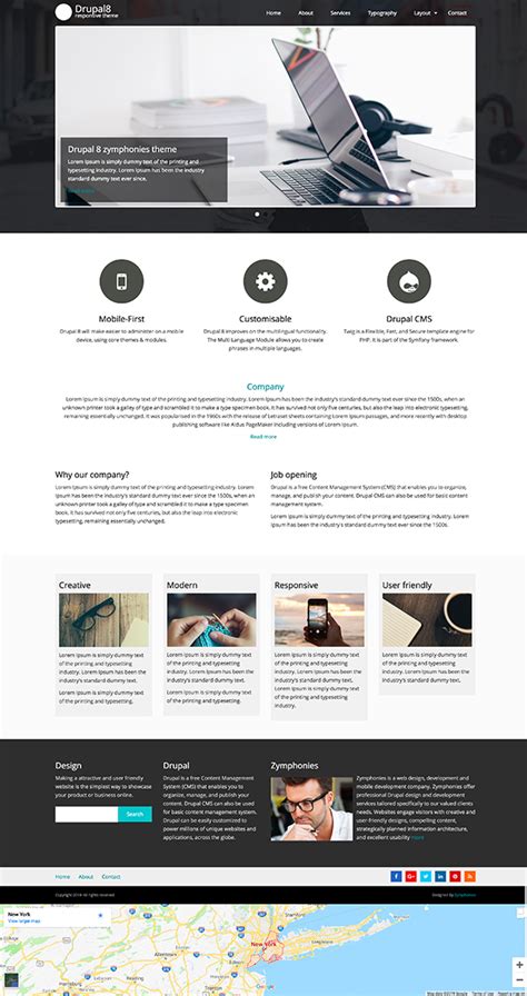 Drupal8 Zymphonies Theme Drupal Org