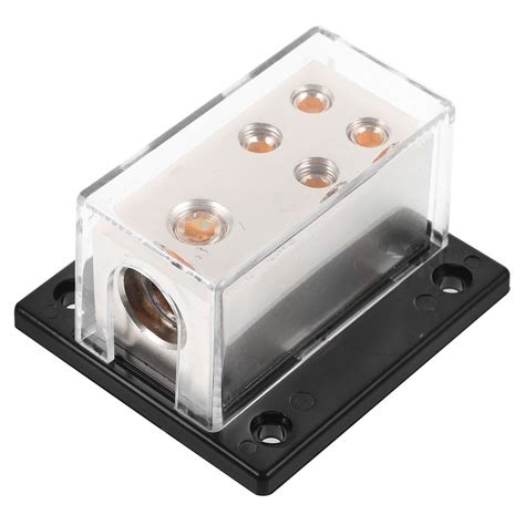 Homemaxs Power Distribution Block 4 Out Ground Distributor Block Auto