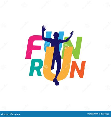 Logo Design For 5k Fun Run Event Stock Vector Illustration Of Symbol Logo 293379509