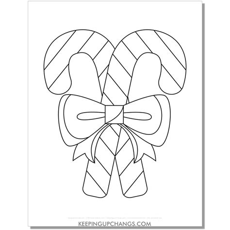 Large Candy Cane Pattern