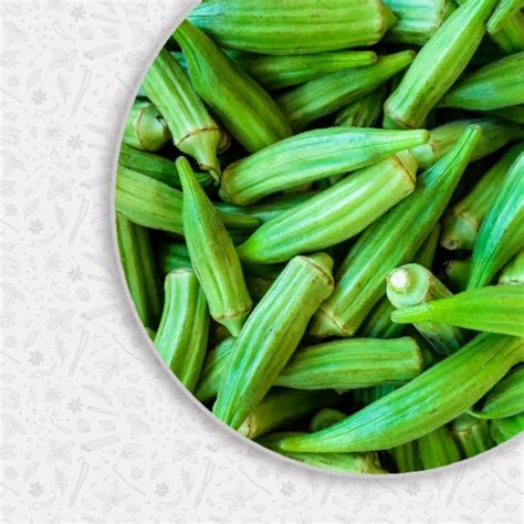 Okra Normal Fresh And Versatile Okra For Culinary Uses B B