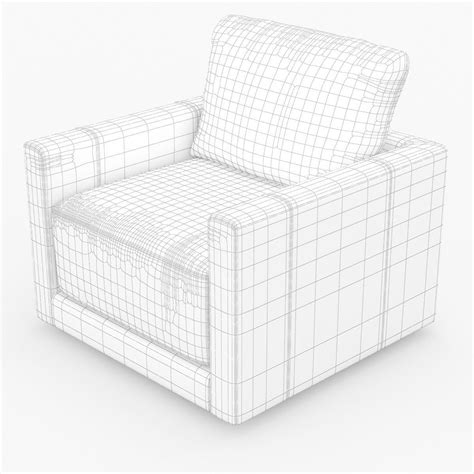 Gather Leather Swivel Chair 3d Model Cgtrader