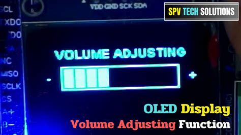 วิธีเขียนโค๊ด Volume Control Bar แสดงผลบน Oled ด้วย Esp32 Spv Tech