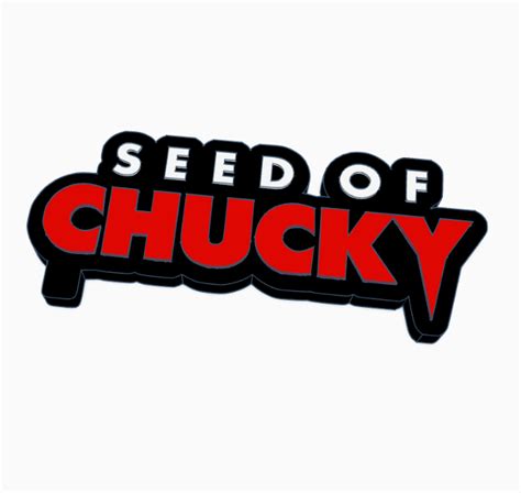 Archivo Stl Logotipo De Seed Of Chucky Por Maniacmancave3d 👾・plan De