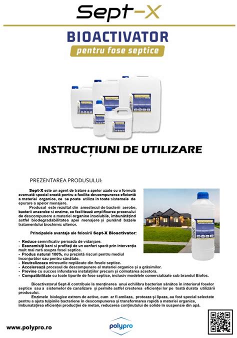 Bioactivator Fosă Sept X De 5l Biofos