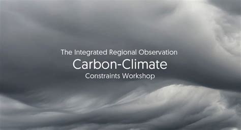 The Integrated Regional Observation Carbon Climate Constraints Workshop