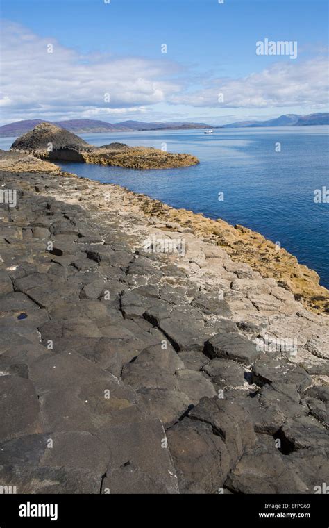 Basalt Columns Staffa Island Inner Hebrides Scotland United Kingdom