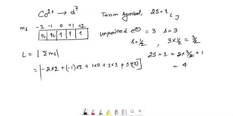 A For The Co2 Ion Determine The Ground State Free Ion Term Symbol