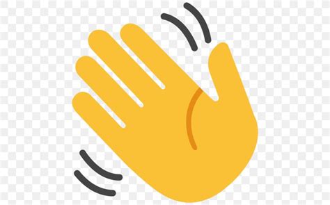 Wave Emoji Clip Art Hand Waving Png 512x512px Wave Emoji