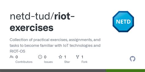 Github Netd Tud Riot Exercises Collection Of Practical Exercises Assignments And Tasks To