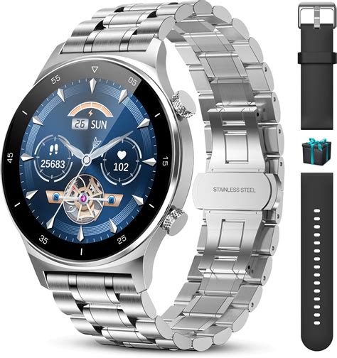 LIGE Smart Watch Men,IP68 Waterproof Full Touch Screen Watch with ...