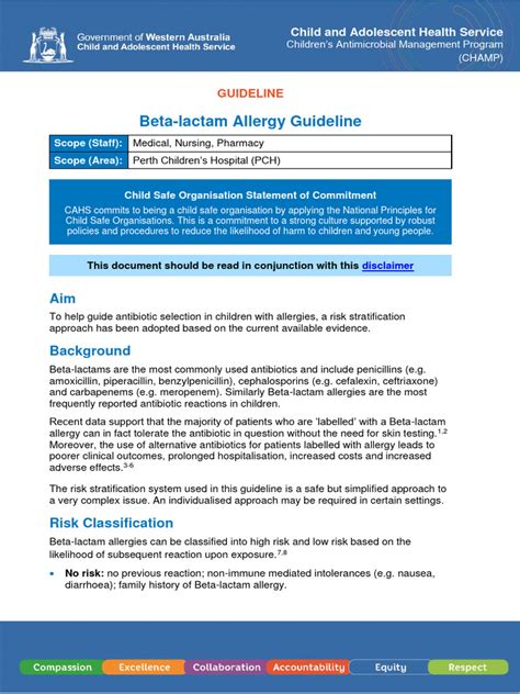 Beta Lactam Allergy Pdf Allergy Antibiotics