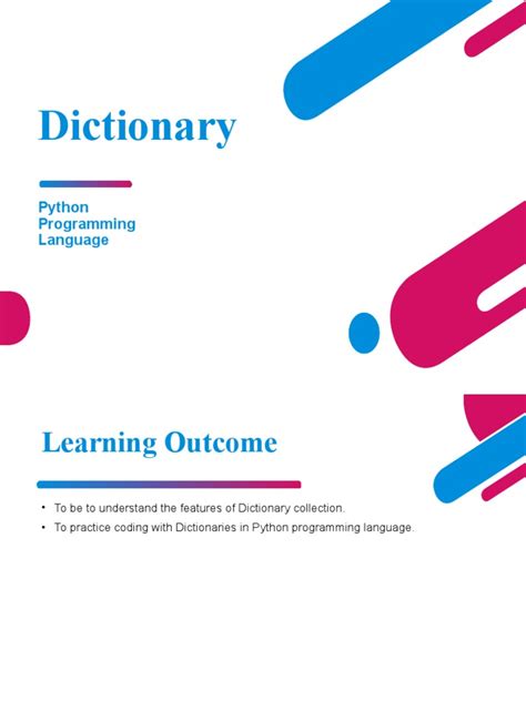 python dictionary pdf information technology management