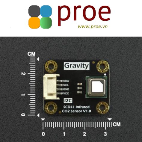 Gravity I2c Scd41 Infrared Co2 Sensor 400 5000 Ppm Điện Tử Proe