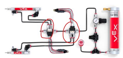 only two double acting solenoid in the kit vrc over under 23 24 vex forum
