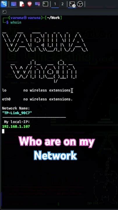 Who Are On My Network Kali Kalilinux Bashscripting Hack Hacker